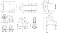 China Stainless Steel Square U Bolts and Nuts M3-M72 3/16''- 4'' for Heavy-Duty Applications for sale