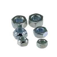 China Competitive Zinc and Wax Finish DIN980V Grade4 Yellow Zinc Plated UNC UNF All-Metal Prevailing Torque Type Hexagon Nuts for sale