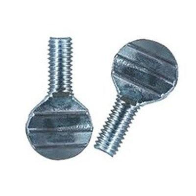 China DIN Standard Coarse Oval Binding Thumb Screw Silver Plated Steel Stainless Steel Titanium Aluminium Plastic M3 Metric/INCH for sale