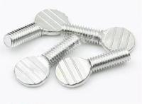 China DIN Standard Coarse Oval Binding Thumb Screw Silver Plated Steel Stainless Steel Titanium Aluminium Plastic M3 Metric/INCH for sale