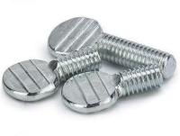 China DIN Standard Coarse Oval Binding Thumb Screw Silver Plated Steel Stainless Steel Titanium Aluminium Plastic M3 Metric/INCH for sale