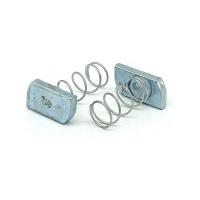 China ISO DIN JIS ANSI ASTM BS GB Standard Blue White Zinc Plated M8 M10 M12 Carbon Steel Spring Nuts for Fastening Solutions for sale