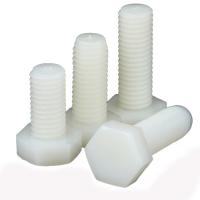 China M6-170mm Nylon Screw Length Nylon Hex Bolt White Hexagon Head Insulated Plastic Bolt for sale