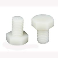 China M6-170mm Nylon Screw Length Nylon Hex Bolt White Hexagon Head Insulated Plastic Bolt for sale