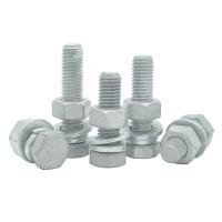 China High Strength Stainless Steel Hot Dip Galvanized Hex Bolt DIN933 DIN931 M3 M5 M6 M8 M10 M12 M16 for Heavy Duty Applications for sale