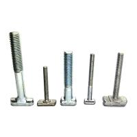 China Stainless Steel T Slot Bolt M6 Hammer Bolt with Passivated Finish T-Bolt Galvanized T Head Bolt for sale