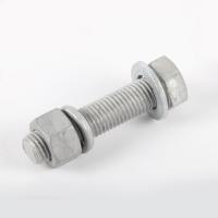 China Galvanized Steel Full Threaded Hexagon Bolts Screw M8 M16 Zinc Plated Fasteners 5/8