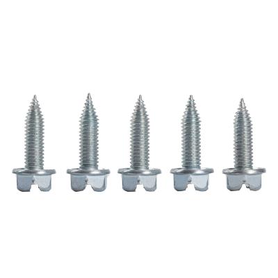 China Plain Finish DIN6928 Tapping Screws Oval Design Self-Thread Cutting Made of Titanium Stainless Steel Brass Nickel Zinc-Plated for sale