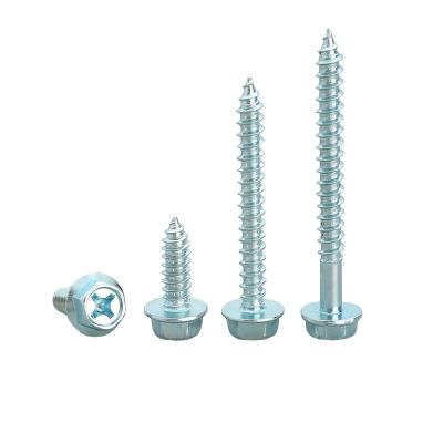China HEX Head DIN6928 Tapping Screws Black Rust-Protected Anti-Loosening-Various Including Titanium Stainless Steel Nickel Inch Metric for sale