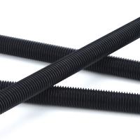 China Custom High Strength 8.8 Grade Carbon Steel Threaded Rod M10 Full Thread Stud Black Zinc Plating Rod M2-M24 with Plain Finish for sale