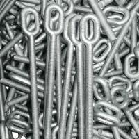 China DIN Standard Strength STAINLESS STEEL M18 X 150mm Oval Eye Bolt Hex Type for Tower Guy Wire ASTM A574 for sale