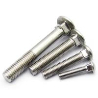 China Custom Mark According to Your Specification High Strength Din 603 Carriage Bolts Stainless Steel Grade 4.8/6.8/8.8 for sale