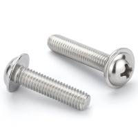 China Coarse Thread M2 M3 M4 M5 M6 M8 M10 Stainless Steel Hex Drive Hexagon Socket Round Pan Head Machine Screws for Aluminium for sale