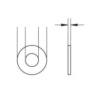 China Durable Dacromet Geomet HDG Spring Washers for Large Plain Carbon Steel Sizes 4.8-12.9 meeting DIN125 Din9021 Standards for sale
