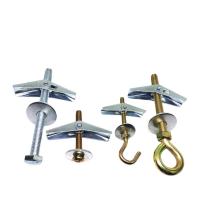 China Zinc Plated Steel Butterfly Anchor Bolt Fire-Rated 12mm Diameter DIN Standard for Safe Installations Inch and Metric System for sale