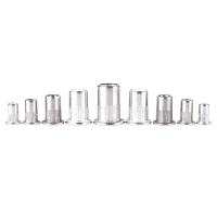 China Metric M3 M4 M5 M6 M8 M10 M12 Zinc and Wax Stainless Steel 304 316 Knurled Round Flat Head Blind Rivet Nut for Products for sale