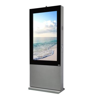 China IP65 Waterproof Dustproof Outdoor LCD Advertising Screen 55 Inch for sale