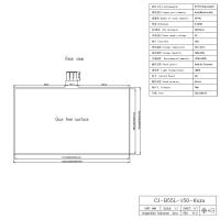 China 55 inch capacitive PCAP Touch Foil , LCD Touch Screen Foil Film for sale