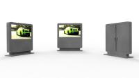 China OEM Outdoor LCD Advertising Display , 32'' Wall Mounted Digital Display Screen for sale