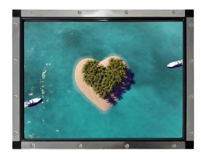 China OEM ODM Dustproof SAW Touch Monitor LCD / LED panel 17 inch for sale