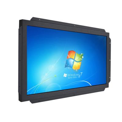 China Anti Glare Vandalproof LCD Infrared Touch Monitor With Open Frame DC 12V Power for sale