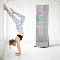 China 43 Inch Touchscreen Smart Mirror , 3D camera Fitness Interactive Mirror for sale