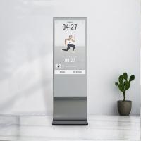China 43 Inch Touchscreen Smart Mirror , 3D camera Fitness Interactive Mirror for sale