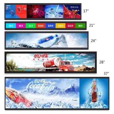 China TFT Ultra Wide Stretched Bar LCD Display 34.6 Inch 1920X162 for sale