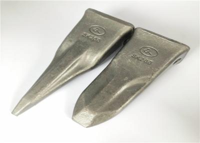 China Alloy Steel Excavator Bucket Teeth HRC55 HRC60 SK200 SK200RC S200TL for sale