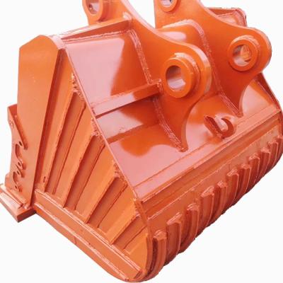 China Red Heavy Duty Excavator Bucket , JCB Digging Bucket R200 R215 R350 R380 for sale