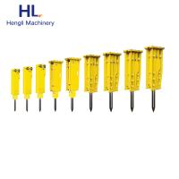 China HL85 Hydraulic rock breaker excavator silenced hydraulic jack hammer chisel pile hydraulic breaker through bolt for sale