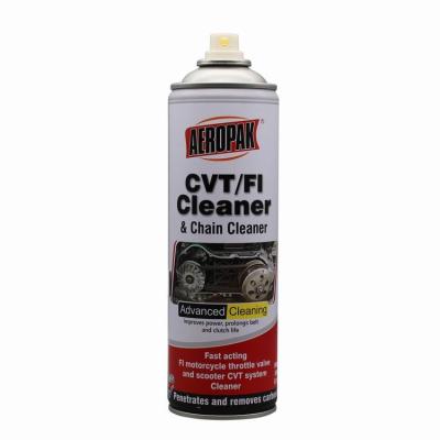 China Aeropak Fast Acting CVT Cleaner For Motorcycle Chain Aerosol Spray for sale