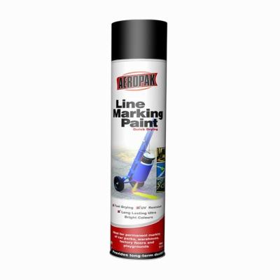 China Aeropak White Road Marking Spray Paint 500ml Pavement Fast Drying for sale