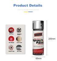 China High Gloss 400ml Chrome Effect Spray Paint REACH ROHS SGS Approved for sale