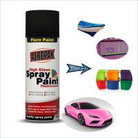 China Custom 450ML Fluorescent Purple Aerosol Spray Paint Bright Color for sale
