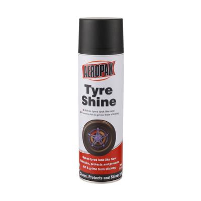 China 500ml Car Care Products Wet Look Finish Untouchable Tyre Shine Spray for sale