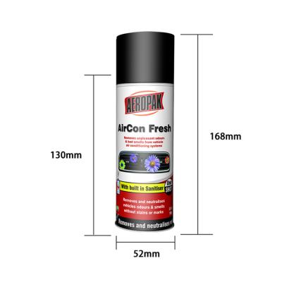 China Aeropak Multiflavor Auto Aircon Fresh Spray Car Care Products 200ml for sale