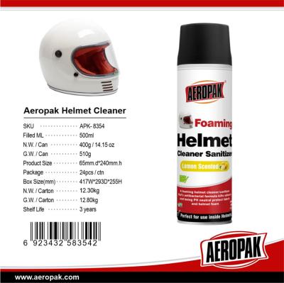China Efficient Automotive Cleaning Products Helmet Cleaner Foam Aerosol Spray 500ml for sale