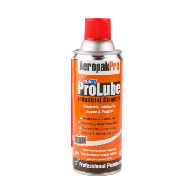 China 400ml Prolube Oil  9 In 1 Aeropak ProLube For  Lubricating And Protecting Against Rust for sale