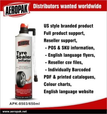 China Non - Toxic 600ml Emergency Tyre Repair Inflator For Rubber Bike , Motorcycle for sale