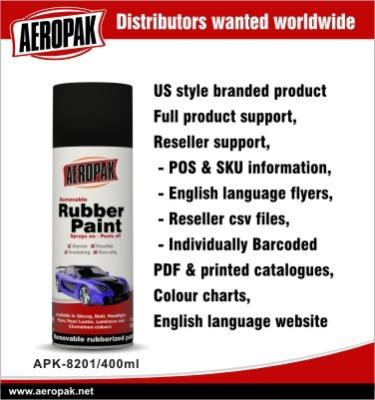 China Portable Red Car Aerosol Spray Paints , Abrasion Resistant And Flexible for sale