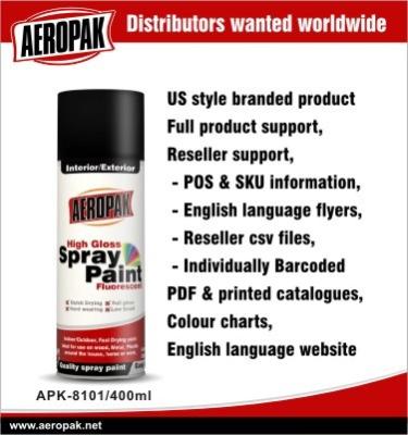 China Custom Color Acrylic Aerosol Spray Paints For Industrial With High Gloss for sale