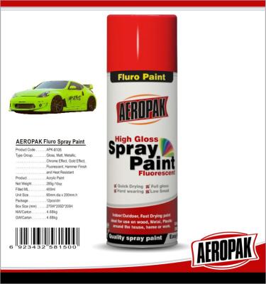 China Colorful Aerosol Spray Paint 5 Minutes Surface Dry Time For Wood / Metal for sale