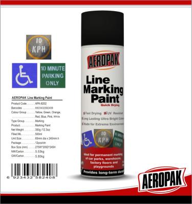 China Weather Proof Road Marking Spray Paint For Concrete / Asphalt / Glass for sale