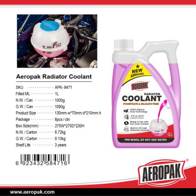 China Effective Lubrication and Protection Car Care Products for Automotive Cooling Systems for sale