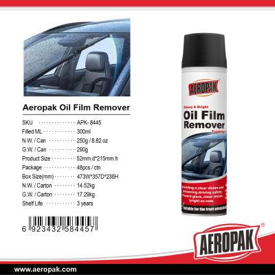 China Experience a Bright and Glossy Finish with Automotive Cleaning Products Aeropak Oil Film Remover for sale
