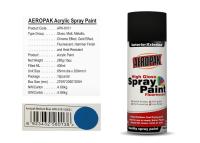 China Metal Aerosol Adhesive Spray Medium Blue Color With REACH Certificate for sale