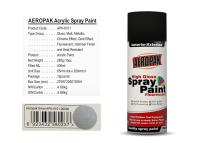 China AEROPAK Low Smell Aerosol Spray Paint , Silver Color Car Spray Paint for sale