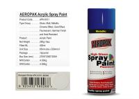 China White Color Aerosol Adhesive Spray High Luster Impact Enduring For Buildings for sale