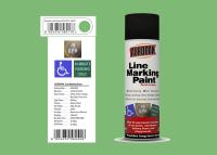 China AEROPAK Line Marking Spray Paint leaf green color 500ml for street with ROHS for sale